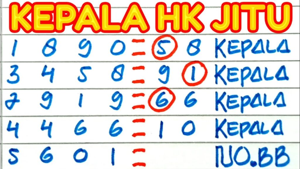 RUMUS 2 DIGIT HK || PREDIKSI HK 18 JUNI 2023 || TUNGGAL KEPALA EKOR HK ...