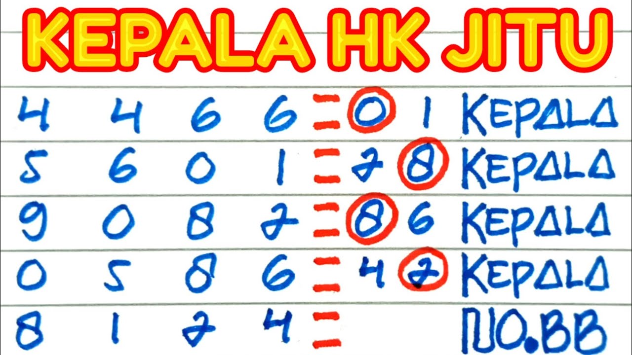 RUMUS 2 DIGIT HK || PREDIKSI HK 21 JUNI 2023 || TUNGGAL KEPALA EKOR HK ...